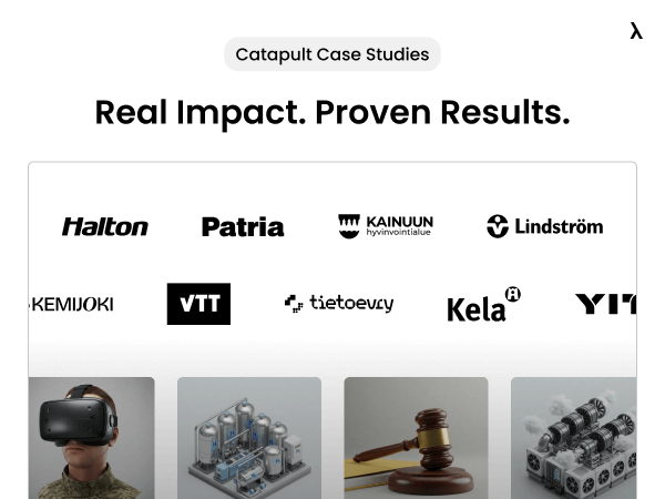 Catapult's Research Partners - Case Studies - Catapult